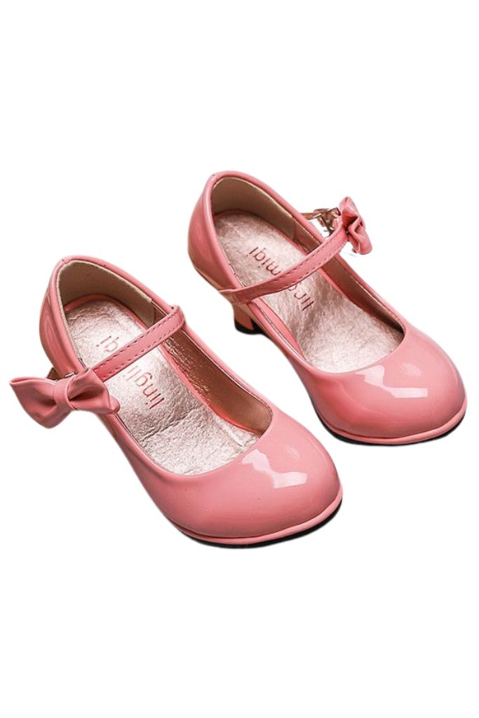 Patent Girl's Shoes with Studs – Princessfantasya.com